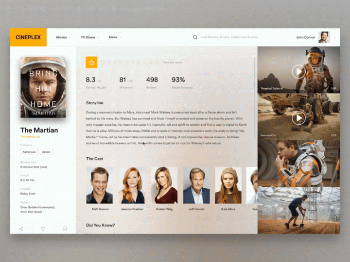 Inspiration UI/UX - 40 exemples originaux d'expérience utilisateur - # ...