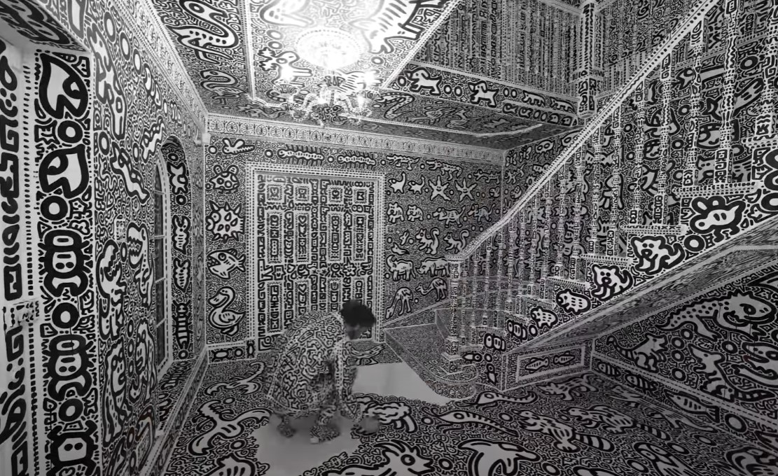 Mr Doodle repeint sa maison, vous n'êtes pas prêt - #Olybop