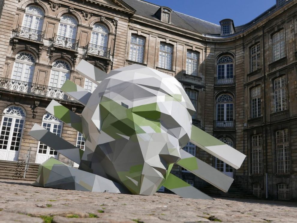 Immenses sculptures Low Poly Art par David Mesguich - #Olybop