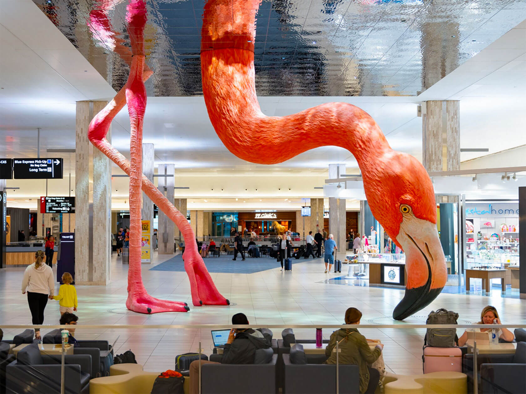 Street Art : Installation Flamingo Époustouflante par Matthew Mazzotta ...