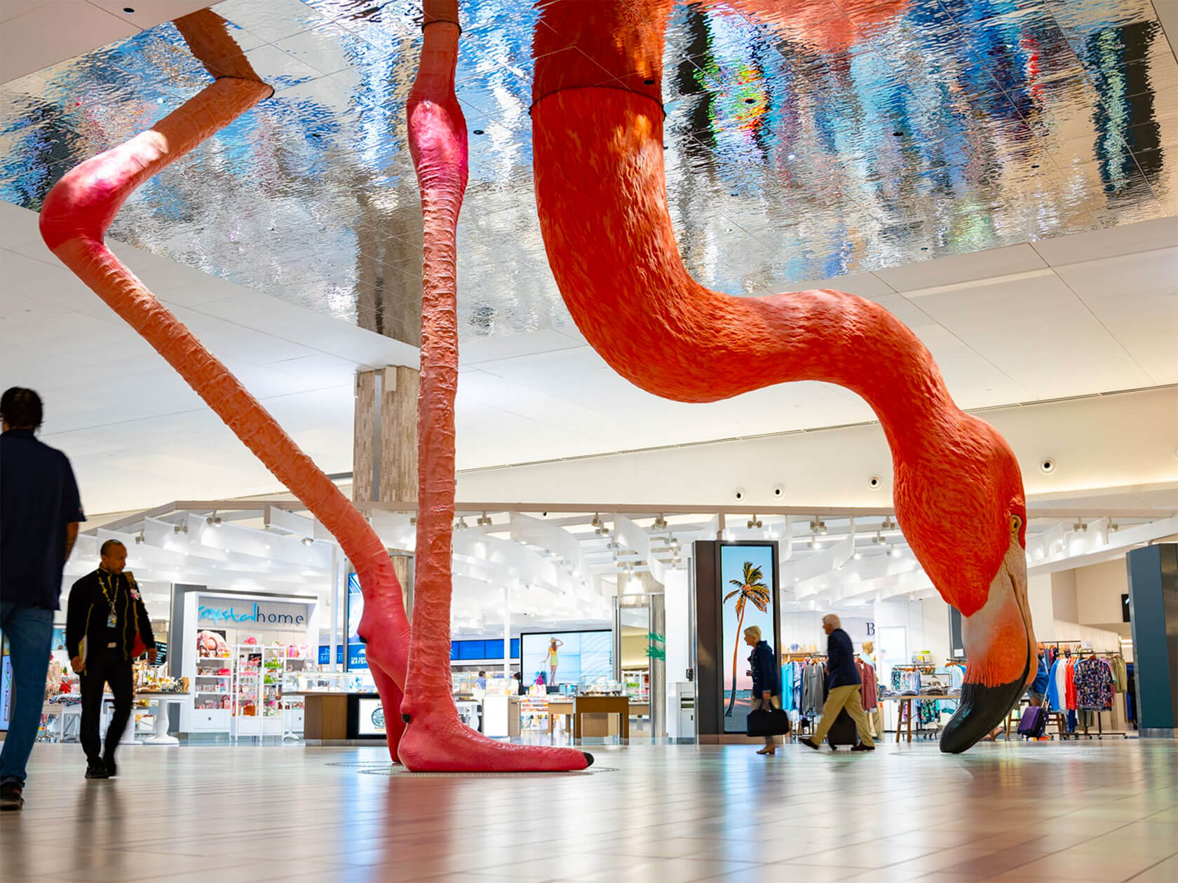 Street Art : Installation Flamingo Époustouflante par Matthew Mazzotta ...