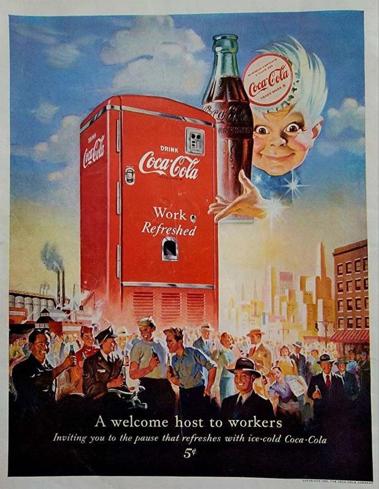 L'évolution des publicités Coca-Cola de 1950 à 2010 - #Olybop